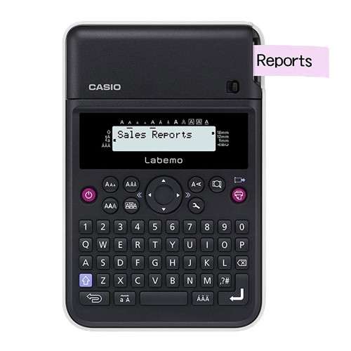 Casio Label Printer 2 Lines 16 Digits QWERTY Labemo 2 Line 9 12 18mm MEP K10 casio-label-printer-2-lines-16-digits-qwerty-labemo-2-line-9-12-18mm-mep-k10